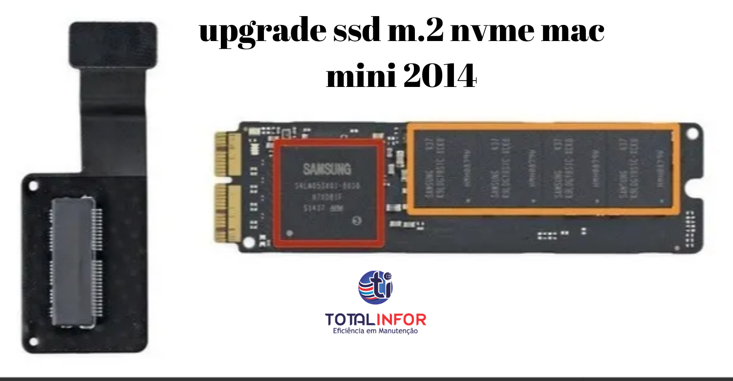 Upgrade Mac Mini SSD 2014 - Assistência Técnica Apple